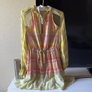 Hemant and Nandita | Dresses | Nwot Hemant And Nandita Mini Long Sleeve ...